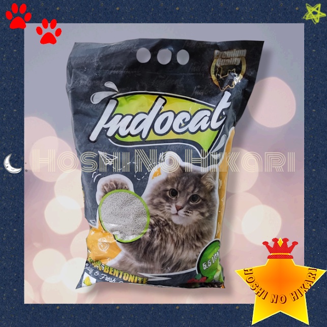 Jual Pasir Kucing Gumpal Wangi 5,5 Liter INDOCAT | Shopee Indonesia