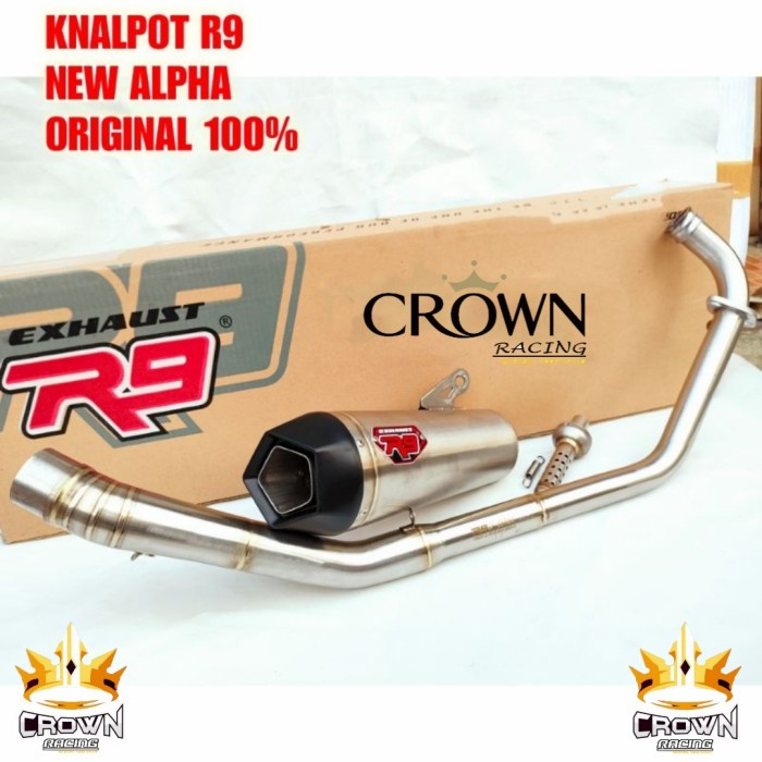 Jual Knalpot R9 New Alpha Series Stainless Yamaha R15 V3 / Vixion R ...