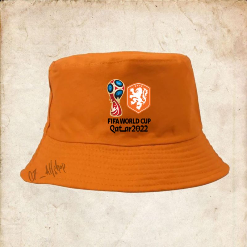 Jual Topi Bucket Hat Pria Wanita Unisex Distro BELANDA NETHERLAND PIALA ...