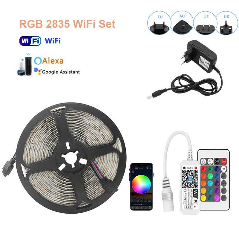 Jual GBKOF RGB LED Strip 2835 300 LED 5 Meter WiFi Remote - GB301 ...