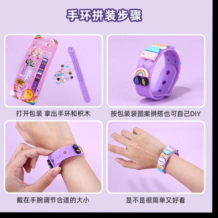 Jual [KODE PRODUK FKVK74965] Gelang Lego Mainan Gelang Anak DIY Balok ...