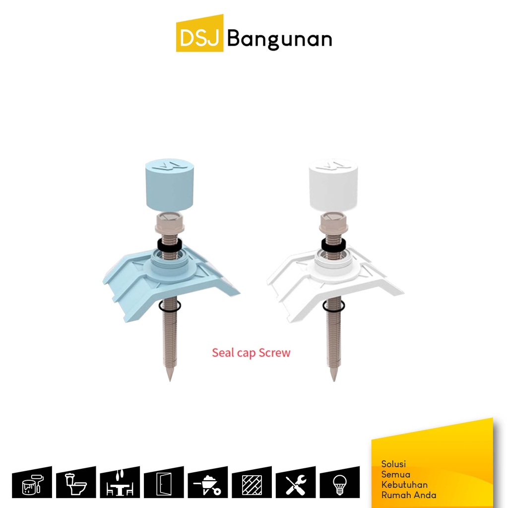 Jual Onduplast Alderon Seal Cap Screw Skrup Baut Mur Atap Alderon ...