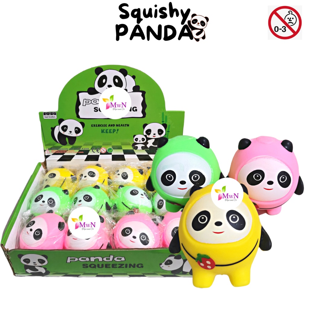 Jual MWN Mainan Soft & Squishy Bentuk Anak Panda Anti stress | Shopee ...