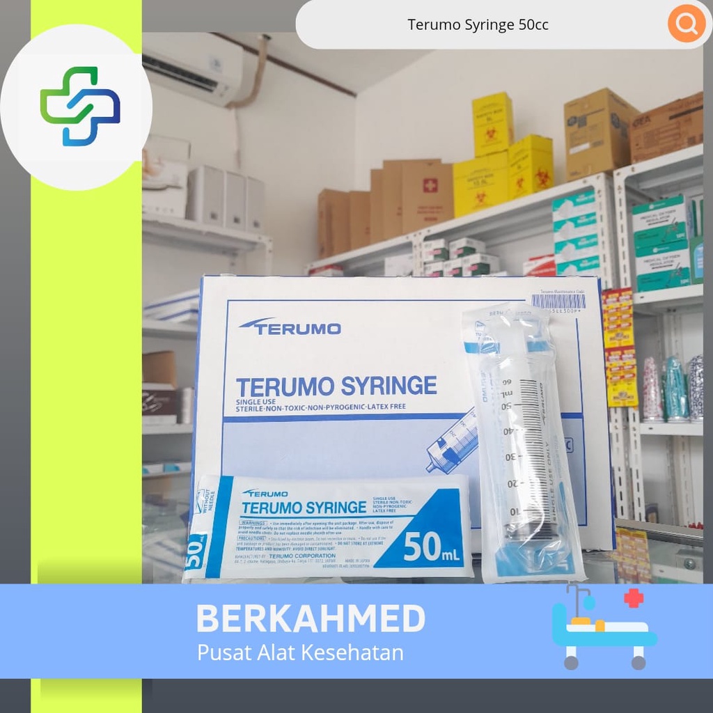 Jual Spuit Terumo 50cc/Disposable Syringe Without Needle 50 CC Terumo/PerBox | Shopee Indonesia