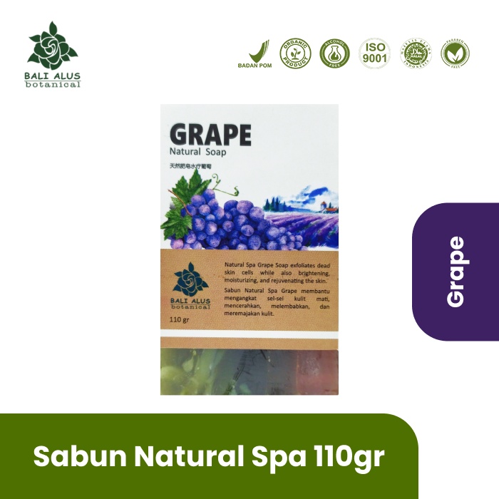Jual Bali Alus Sabun Natural Spa Grape 125 gr | Shopee Indonesia