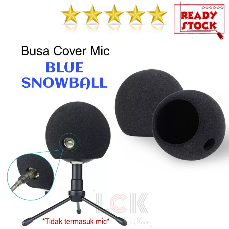 Jual Busa mic microphone condenser Blue Snowball - Cover mic windshield ...