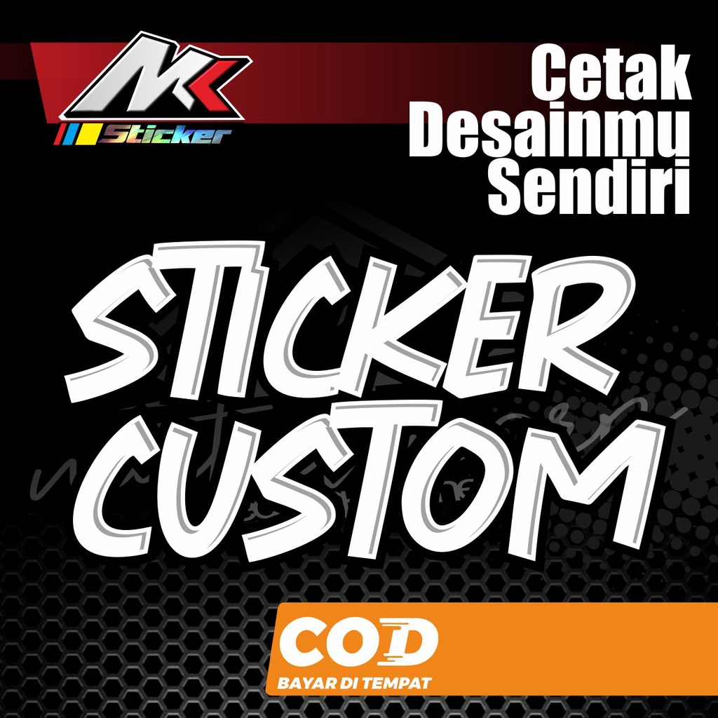Jual CUTTING STICKER CUSTOM STICKER CUSTOM STIKER CUSTOM DESAIN ...
