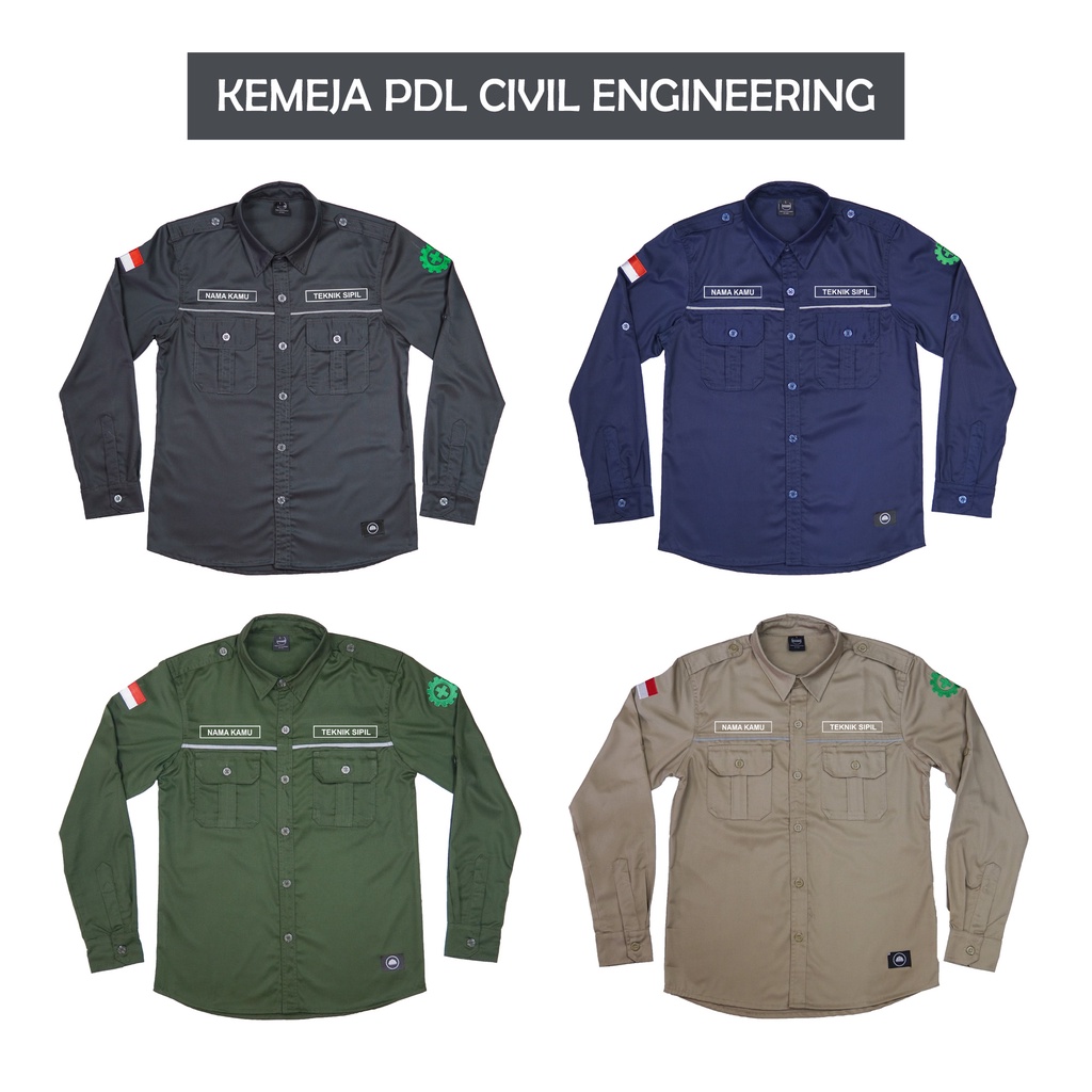 Jual Kemeja PDL Civil Engineering Teknik Sipil | Shopee Indonesia