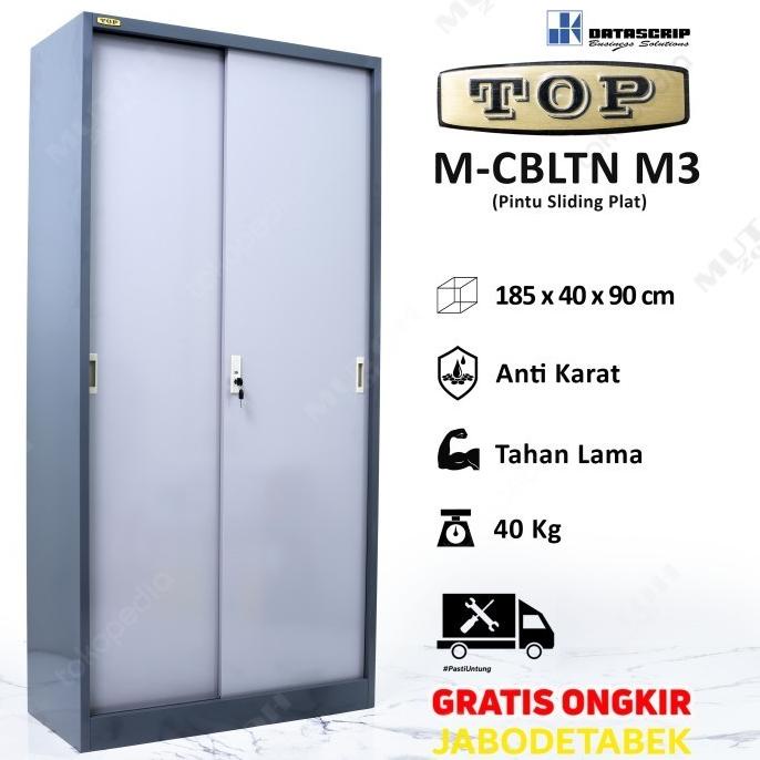 Jual NEW TOP CBLTN M3 BY DATASCRIP LEMARI ARSIP BESI PINTU SLIDING PLAT ...