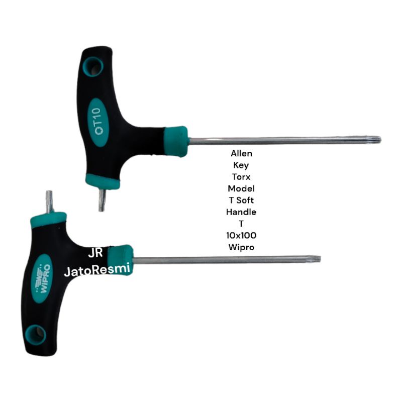 Jual Allen Key Torx Model T Soft Handle T 10x100 ATS 10 Wipro Kunci L ...