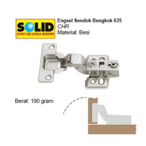 Jual Solid engsel sendok 634 pintu lemari / kitchen set / etalase ...