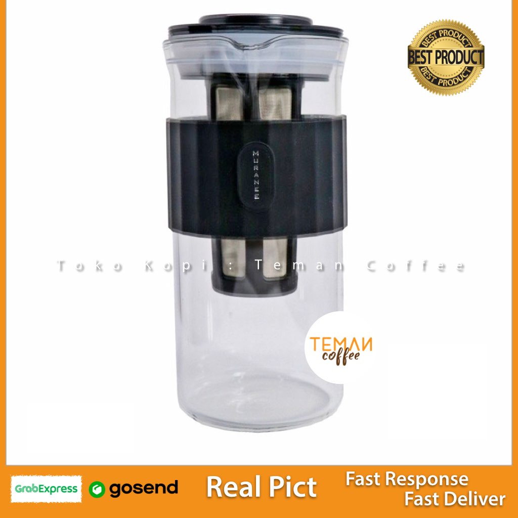 Jual MRN Glass Cold Brew Pot for Coffee & Tea / Botol Cold Brew - Black ...