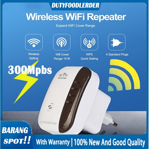 Jual FLASH SALE! WIFI Repeater 300Mbps Wifi Extender Alat Penguat ...