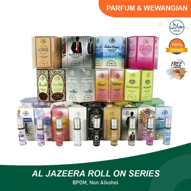 Jual Minyak Wangi Parfum Shalat Parfum Arab Parfum Al Jazeera Roll ...