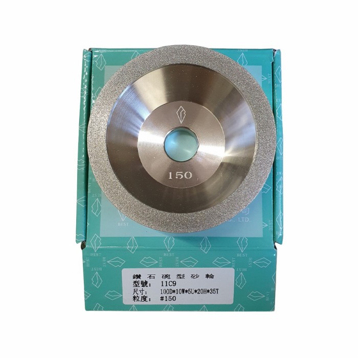 Jual Mata Gerinda 100Mm Gerinda Diamond Mangkok #100 #150 #200 #320 ...