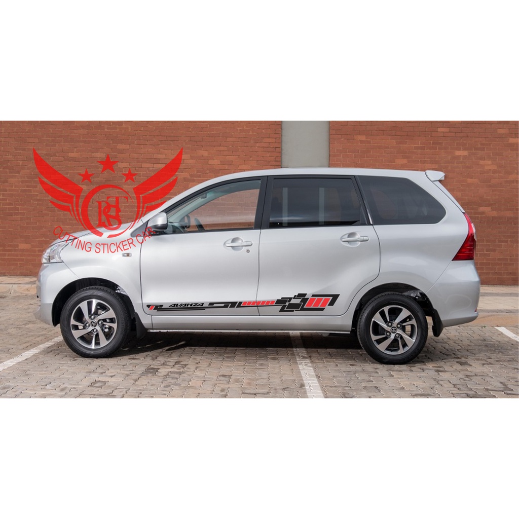 Jual stiker sticker mobil avanza cutting sticker mobil toyota avanza ...