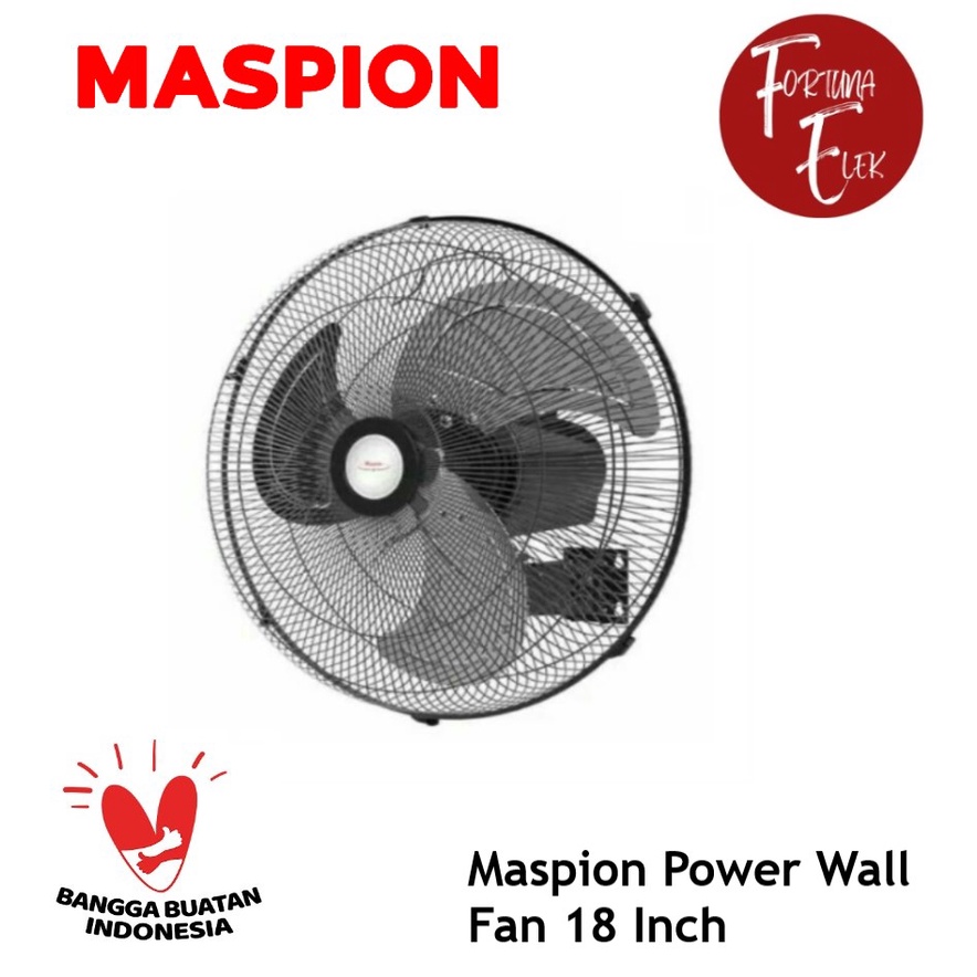 Jual Maspion Power Wall Fan 18 Inch PW-456 Kipas Angin Dinding Tornado ...