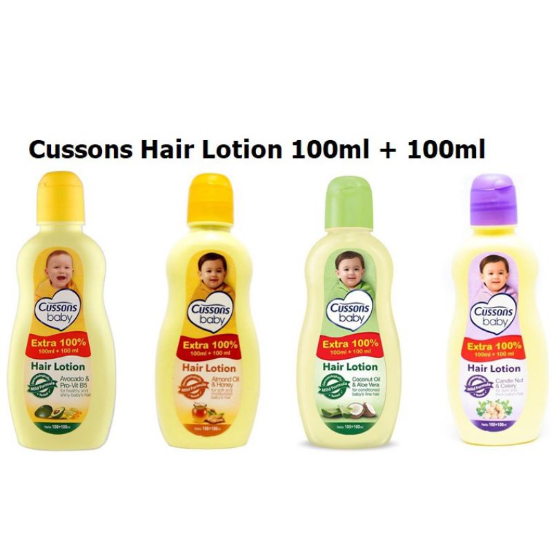 Jual Cussons Baby Hair Lotion - Losion Rambut Bayi 100ml & 200ml ...