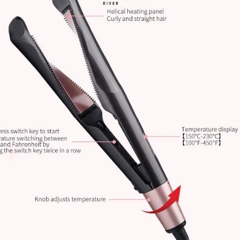 Jual BARU Solo River Catokan Rambut Lurus dan Keriting 2 in1 50 Watt ...