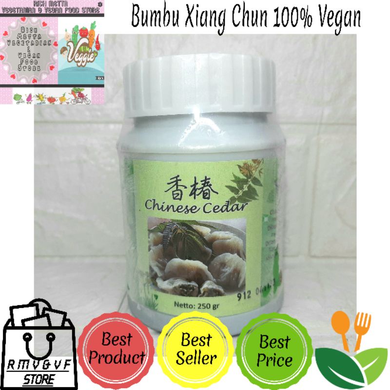 Jual Veggie Way Chinese Cedar Bumbu Xiang Chun / Siang Chun 250gr Vegetarian Vegan | Shopee ...