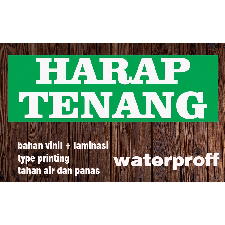 Jual stiker HARAP TENANG | Shopee Indonesia
