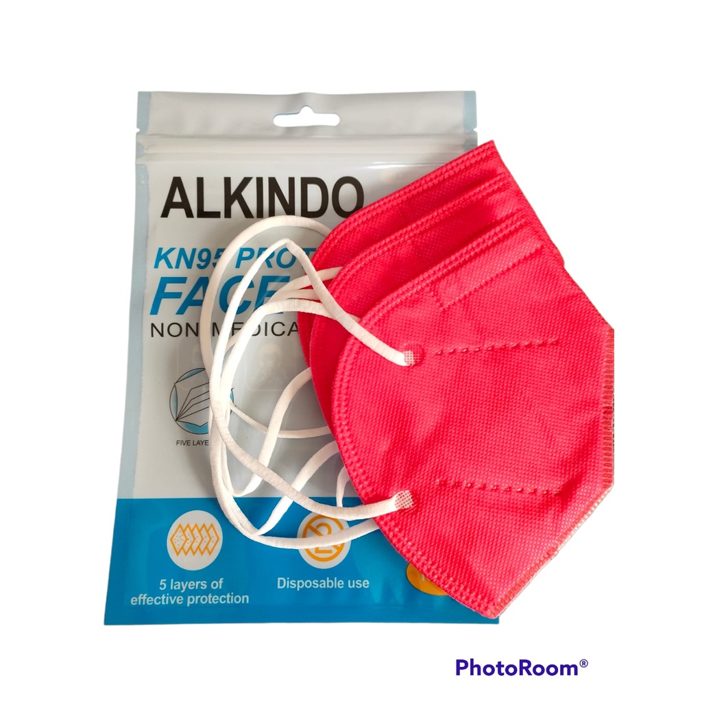 Jual Masker Alkindo KN95 Masker Non Medis isi 10 Sekali Pakai 5 Ply ...