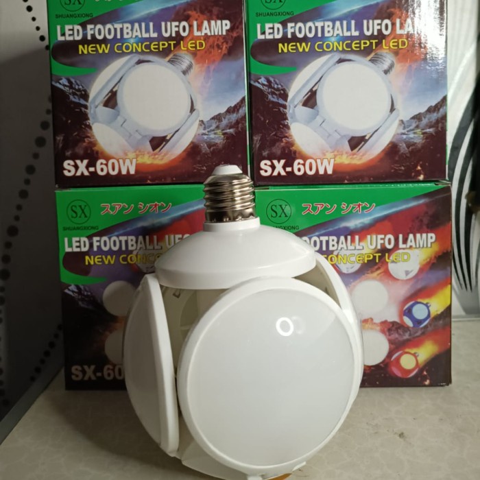 Jual LAMPU BOHLAM LIPAT MODEL BOLA 40 WATT / LAMPU FOOT BALL UFO LED 40WATT | Shopee Indonesia