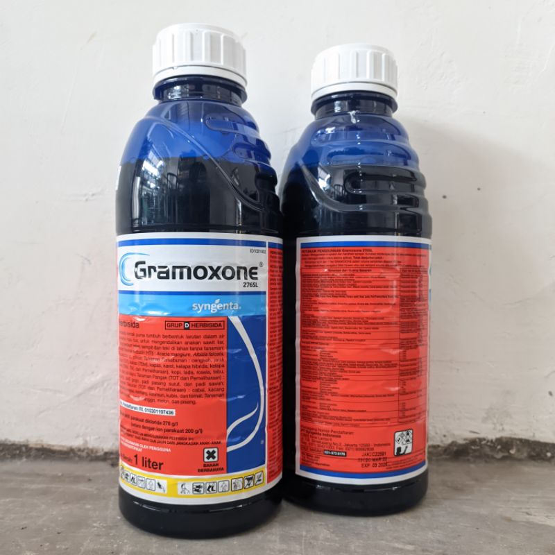 Jual Obat Pembasmi Rumput Herbisida Kontak Gramoxone 276 SL 1Liter ...