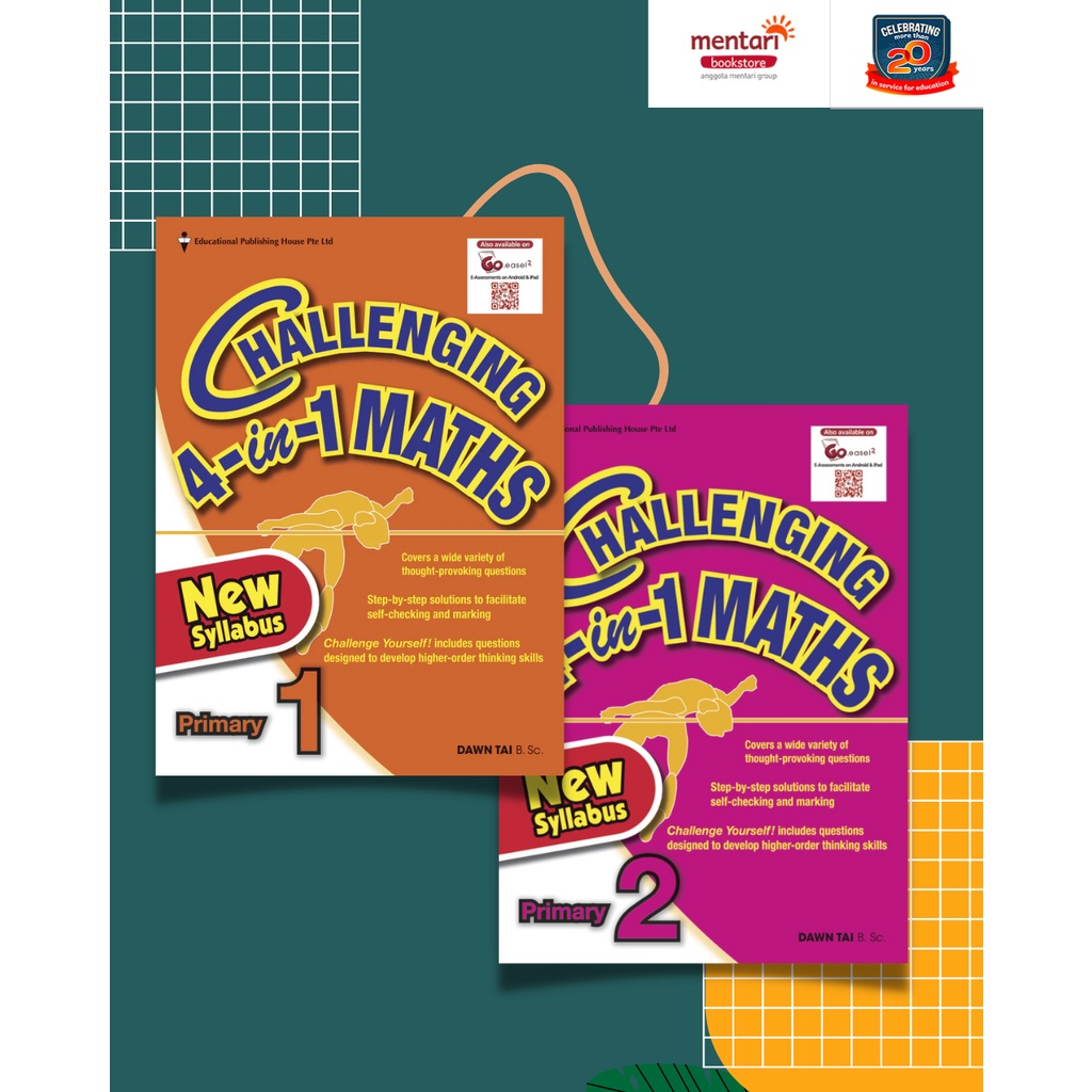 Jual Challenging 4-In-1 Maths | Buku Latihan Matematika SD ...