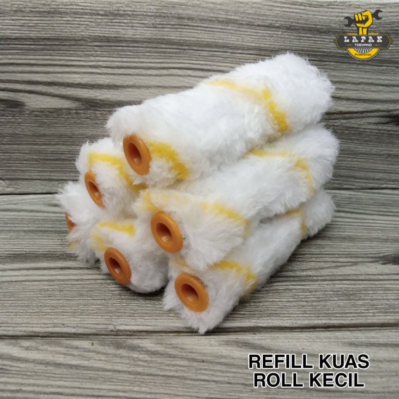 Jual ISI KUAS CAT ROLL KECIL BULU REFILL KUAS ROL KAPAL 4" TANPA GAGANG ...