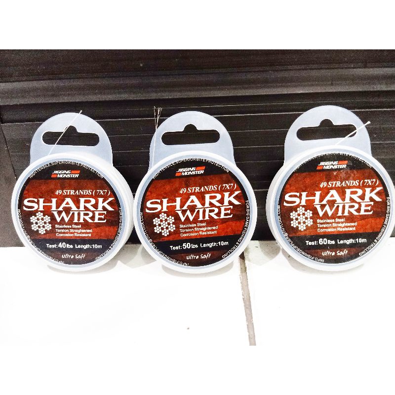 Jual Kawat Niklin Shark 7x7 / Shark Wire Jigging Monster Ultra Soft ...
