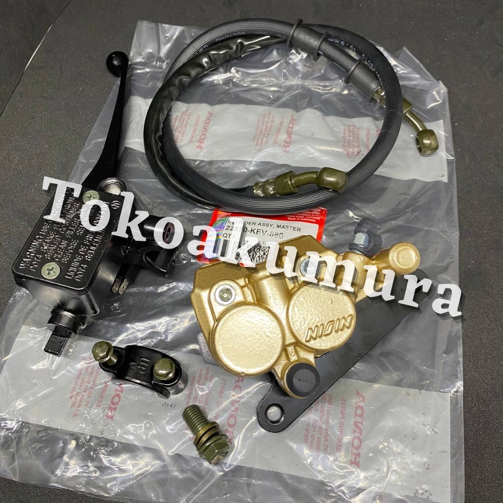 Jual Master rem atas assy selang plus Kaliper Depan Supra X Fit New Kharisma 125 Revo Old ...