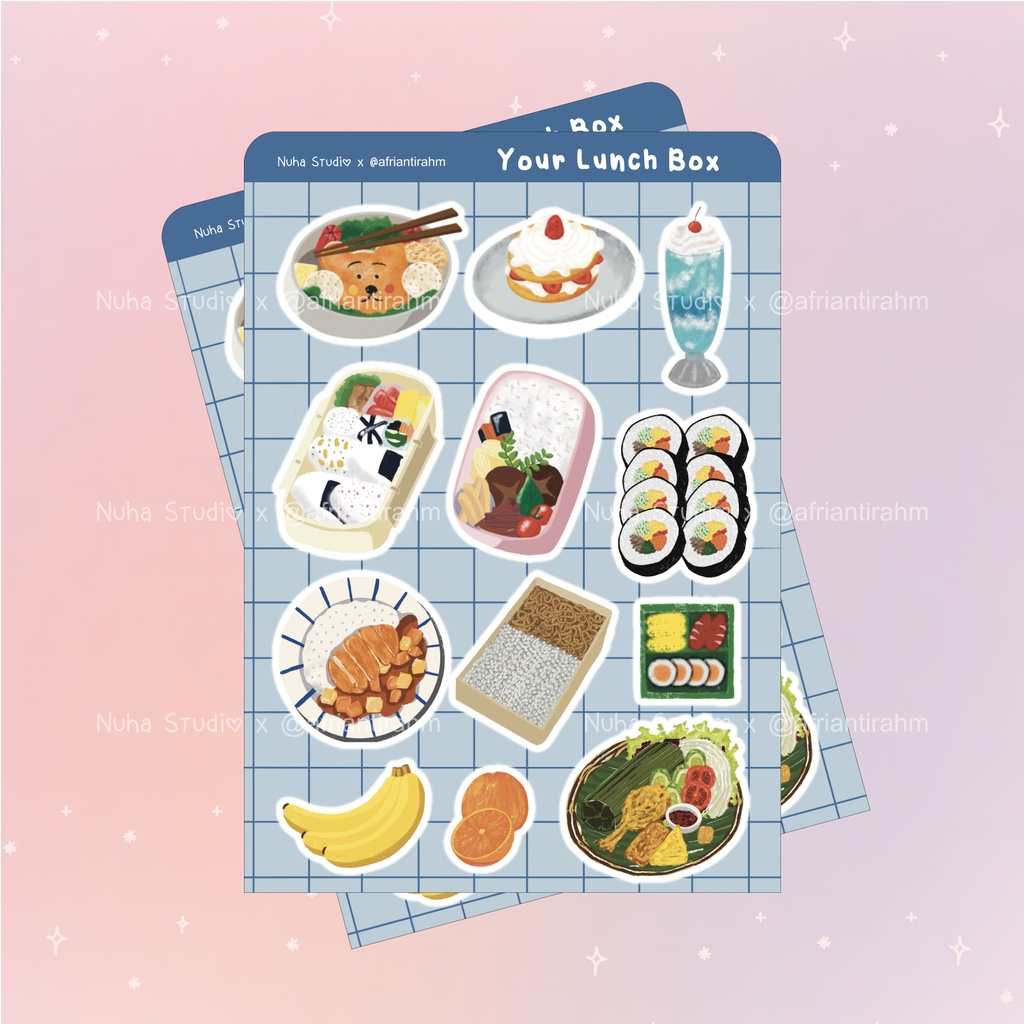 Jual Sticker by afriantirahm | Your Lunch Box Kotak Makan Makanan ramen ...