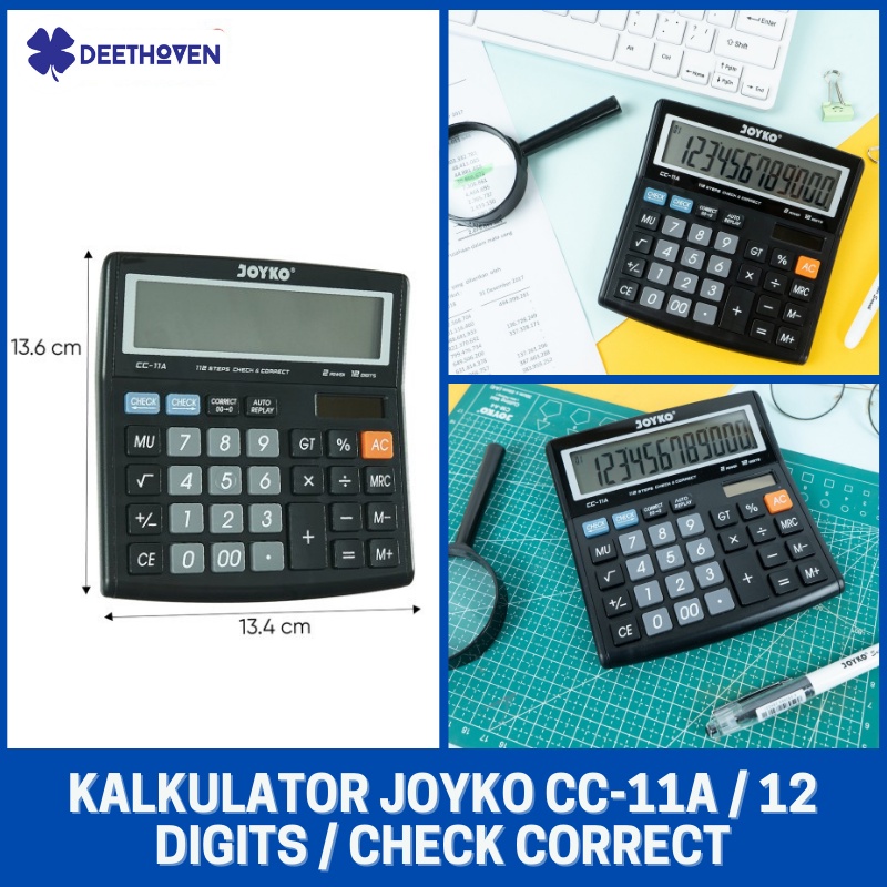 Jual Kalkulator Joyko CC-11A 12 Digits Check Correct | Shopee Indonesia