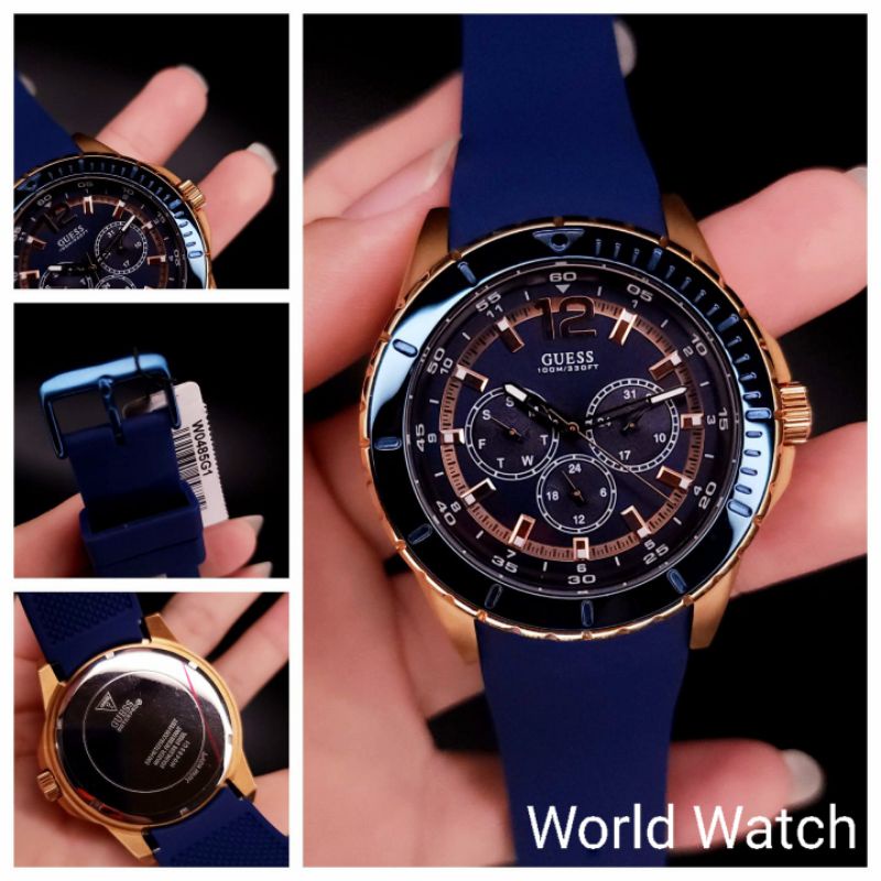 Jual Jam Tangan Pria Merk Guess Original Baterai Free Box | Shopee ...