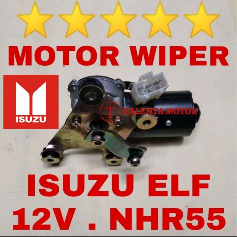 Jual BERGARANSI MOTOR WIPER ELF ENGKEL NHR55 12V DINAMO PENGGERAK KIPAS ...