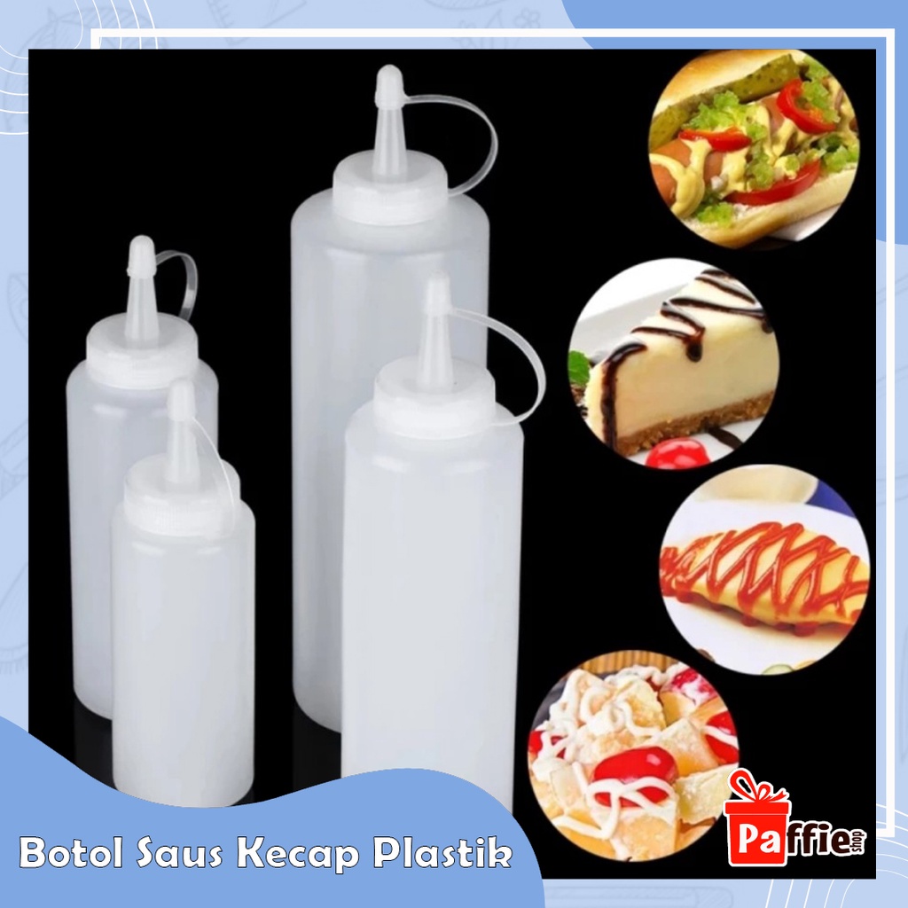 Jual Botol Saus Plastik Angka Tutup Tempat Saos Kecap Dispenser ...