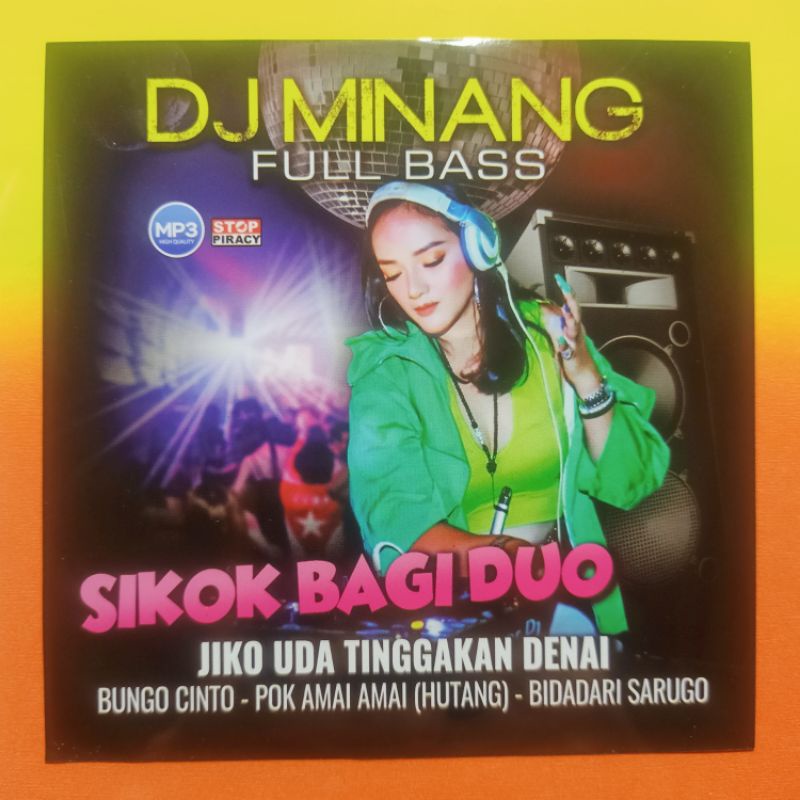 Jual KASET MP3 AUDIO MUSIK KOLEKSI 96 LAGU DJ MINANG FULL BASS SIKO ...