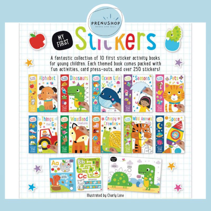 Jual My First Stickers Activity Books with over 250 stickers | Shopee ...