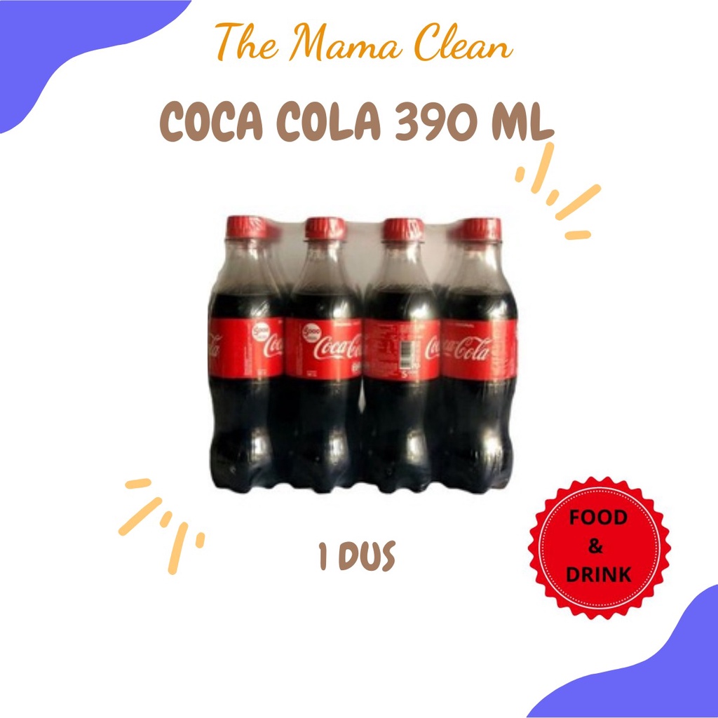 Jual COCA COLA BOTOL 390ML 1 DUS = 12 PCS | Shopee Indonesia