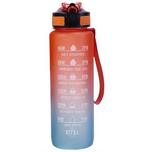 Jual Botol Minum Tumbler Olahraga Sport Unik 1 L Free Stiker 2D+3D ...