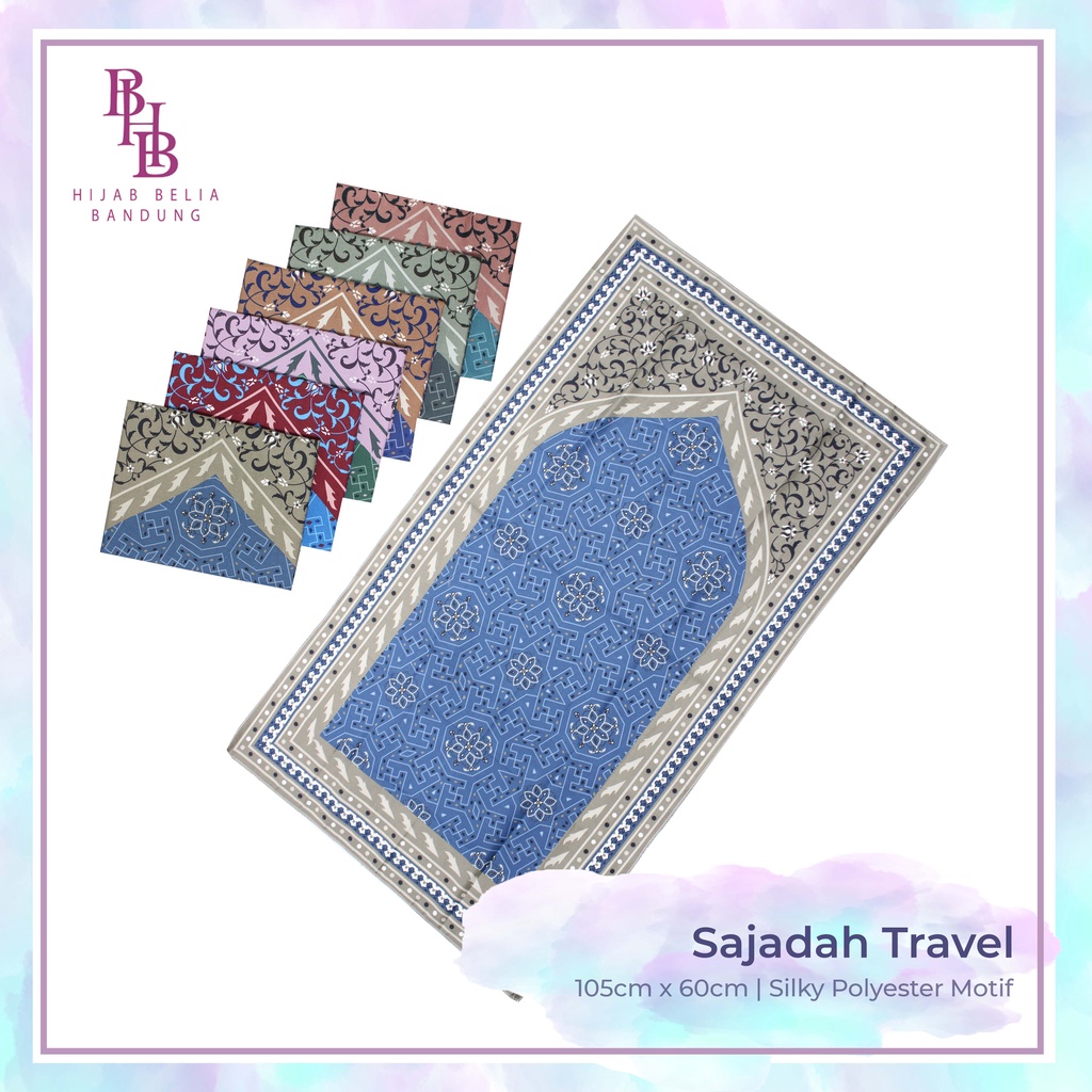Jual Sajadah Travel / Sajadah Traveling / Sajadah Motif Jumbo Free ...