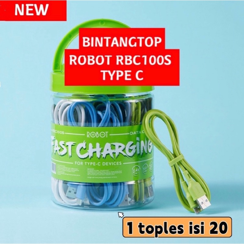 Jual ROBOT RBC100S / Kabel data ROBOT RBC100S TYPE C 2.4A 100cm ... Jual ROBOT RBC100S / Kabel data ROBOT RBC100S TYPE C 2.4A 100cm ...