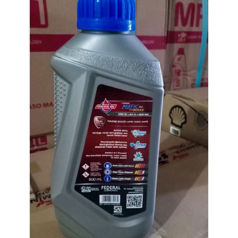 Jual OLI FEDERAL MATIC ECOMAXX 800ML | Shopee Indonesia