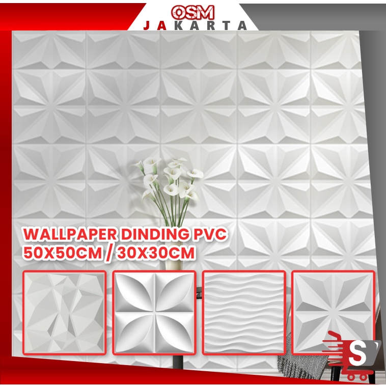 Jual OSM JKT H5430 Wallpanel PVC / Wall Panel PVC 3D / Wallpaper ...