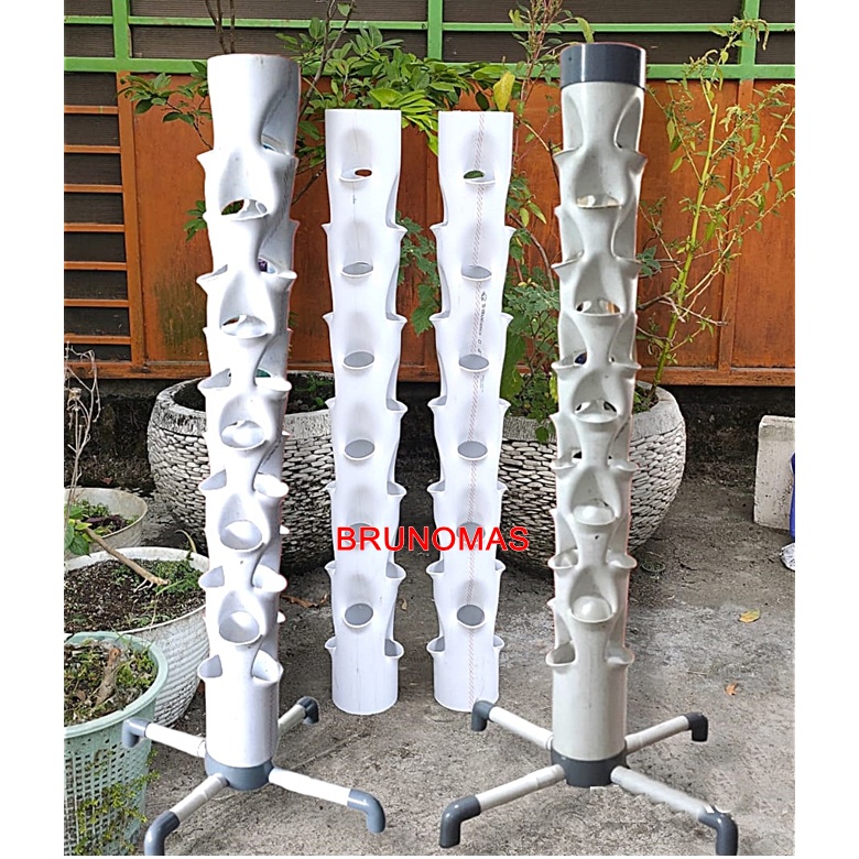 Jual Pot TOWER 4 inc Pipa Hidroponik Vertikal | Shopee Indonesia