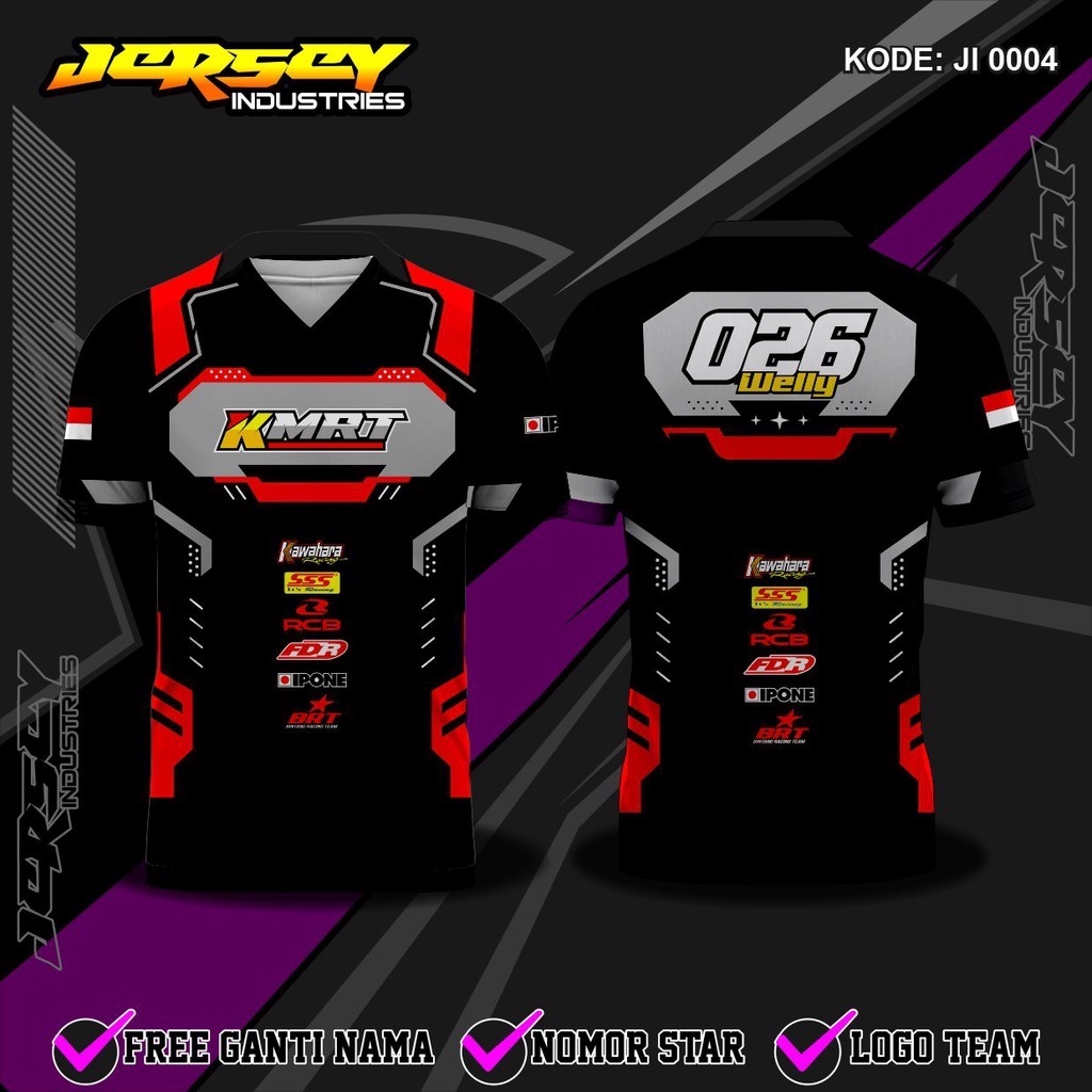 Jual Jersey Team Racing Balap Full Printing, Kaos Jersey Team Balap ...