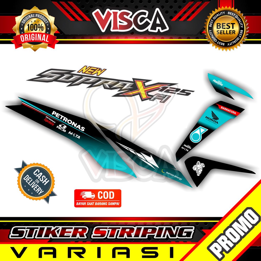 Jual Stiker Supra X 125 Modif Keren Stiker Supra X 125 Fi Striping ...