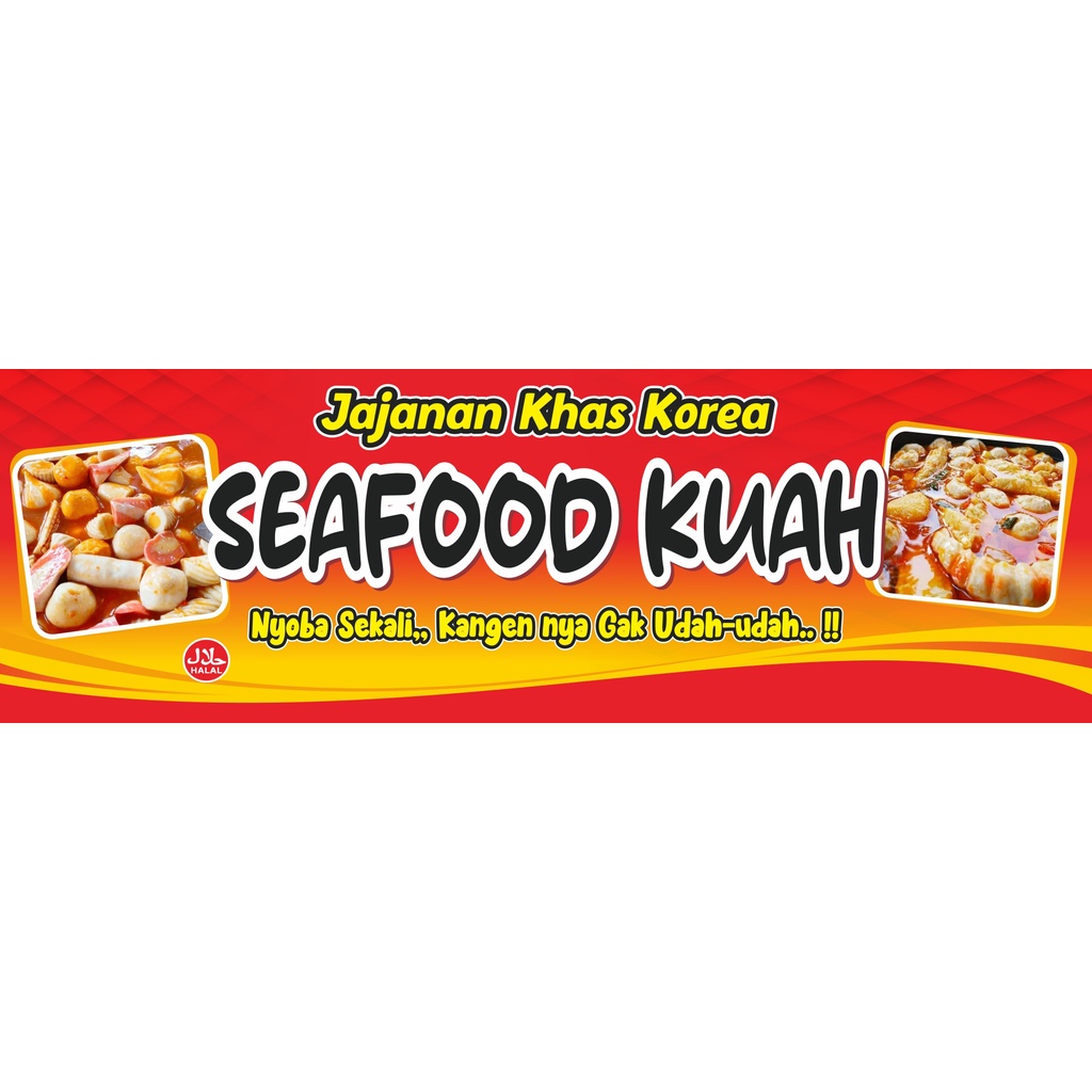 Jual SPANDUK BANNER SEAFOOD KUAH, PENTOL | Shopee Indonesia