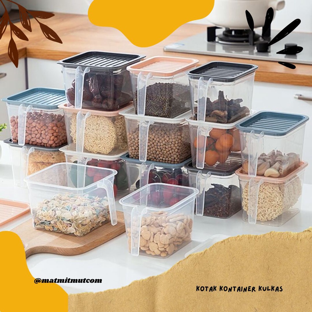 Jual Food Kotak Container/Tempat Penyimpanan Makanan Plastik | Shopee ...